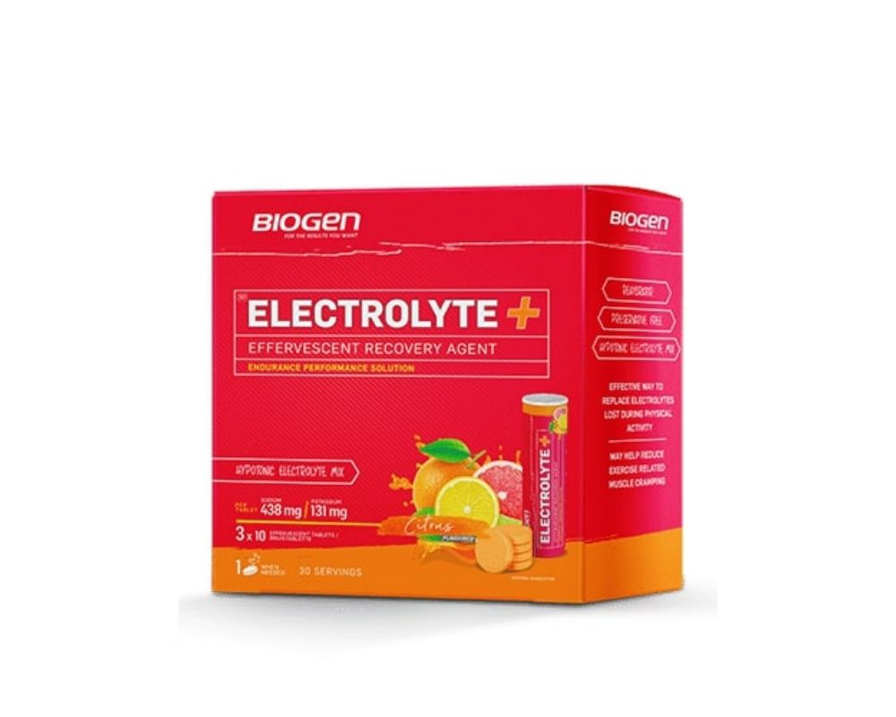 Biogen Electrolyte Citrus Tabs 30 | Cyclelab