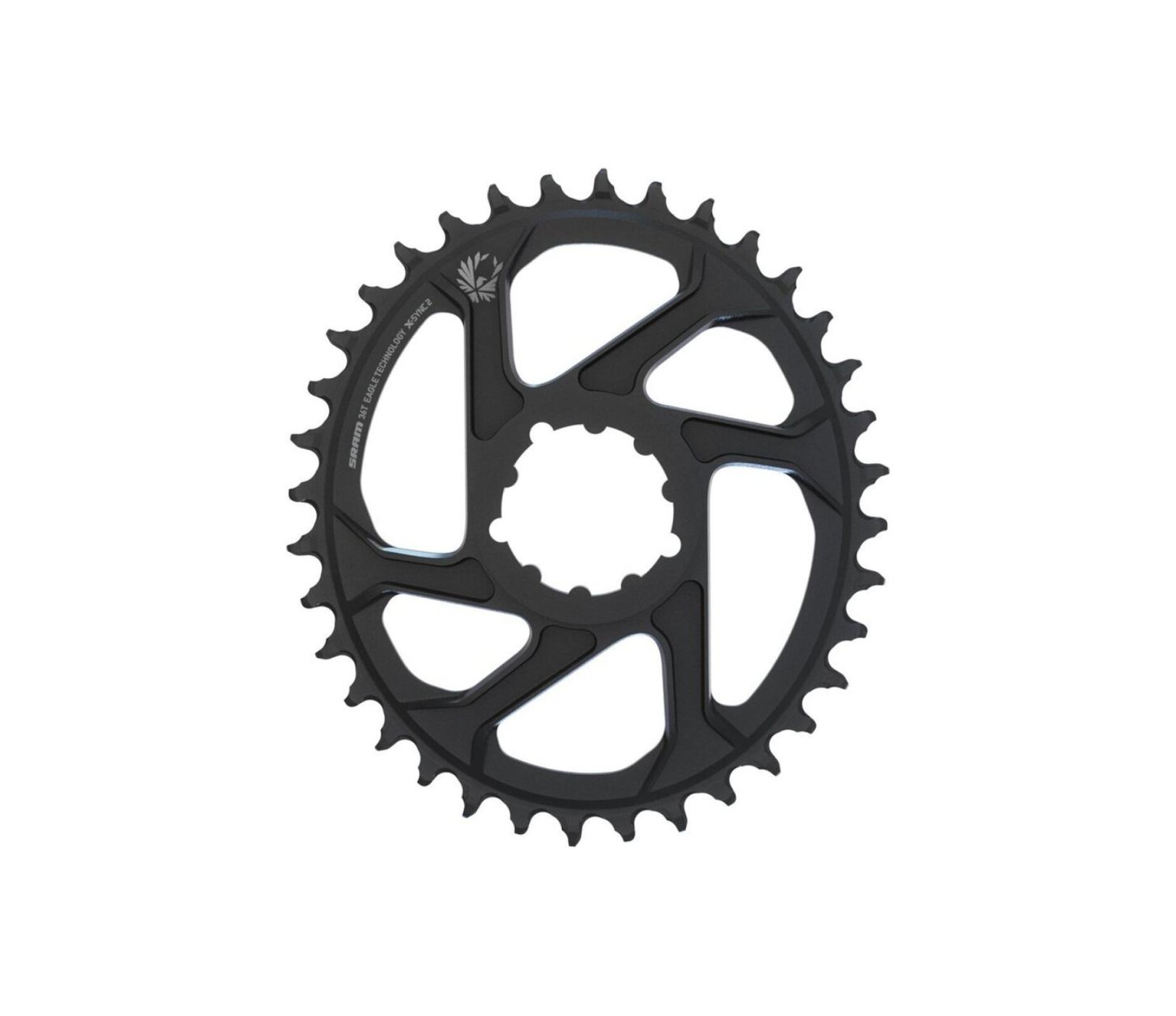 Get the Best Deals on SRAM X-Sync 2 Direct Mount 12 Speed 36T 3mm Offset Black Chainring - Cycle Lab